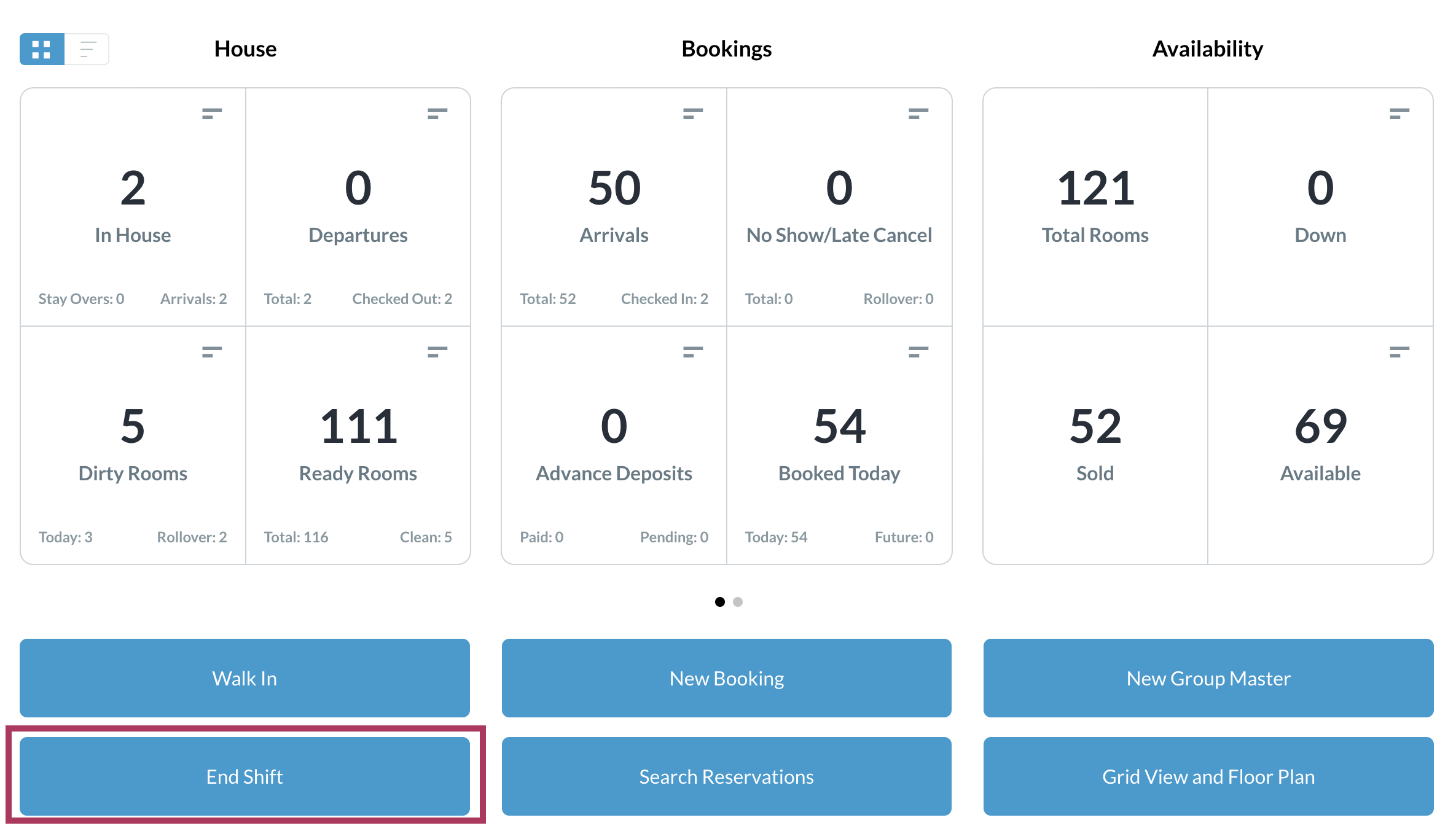 Start / End Shift .ng